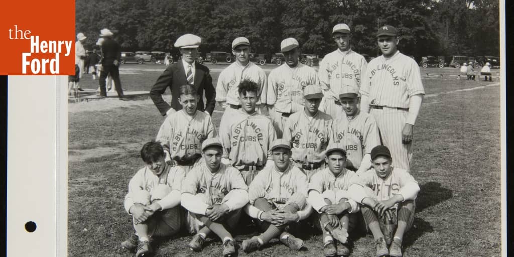 Henry Ford Trade School Baseball Team and Manager, August 1927 - The ...