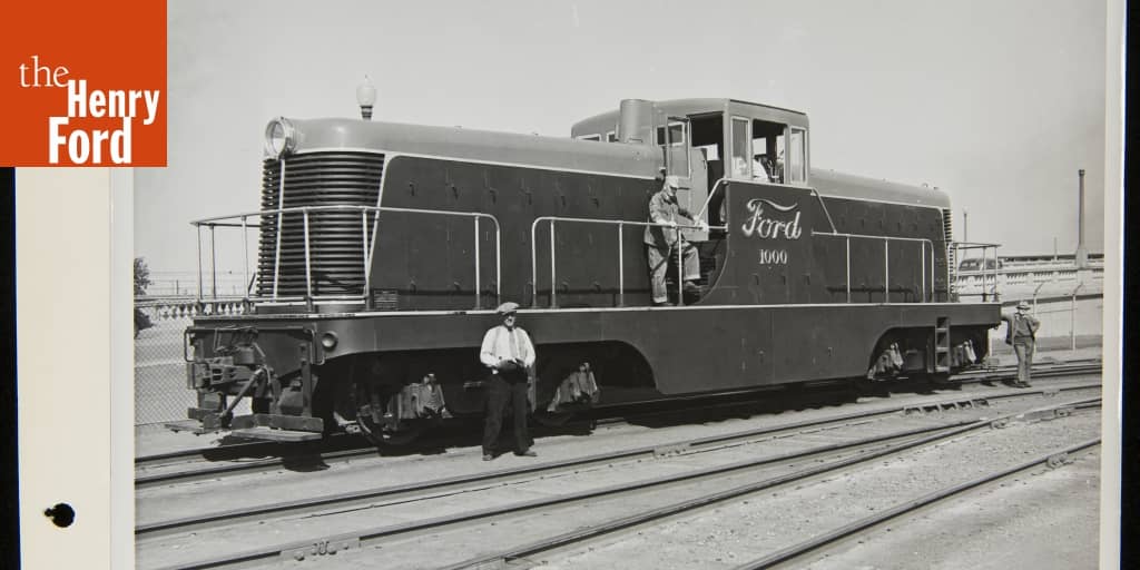 Diesel Locomotive in North Yard, Ford Rouge Plant, September 1937 - The ...