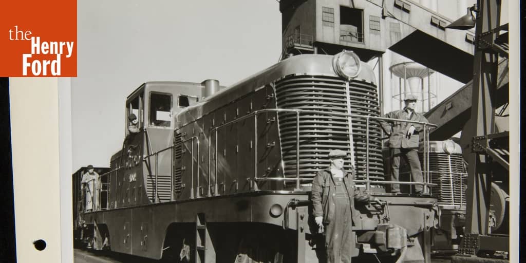 Diesel Locomotives at the Ford Rouge Plant, November 1937 - The Henry Ford
