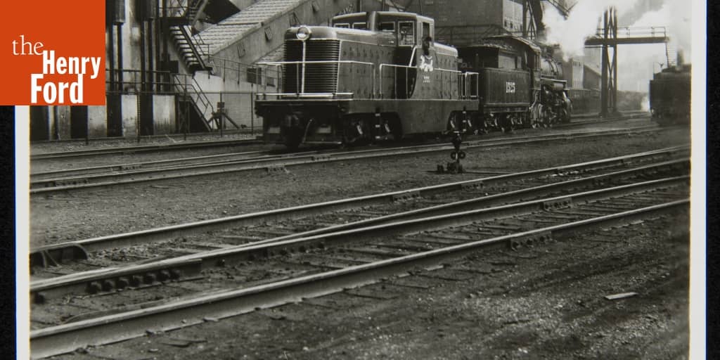 Diesel Locomotives at the Ford Rouge Plant, February 1938 - The Henry Ford