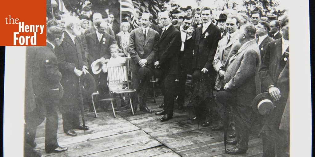 Bishop Wright, Lorin, Orville and Wilbur Wright at the Wright Brothers ...