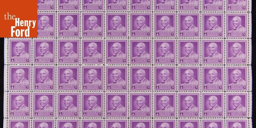U.S. Postage Stamps Issued to Honor George Washington Carver, January 5 ...