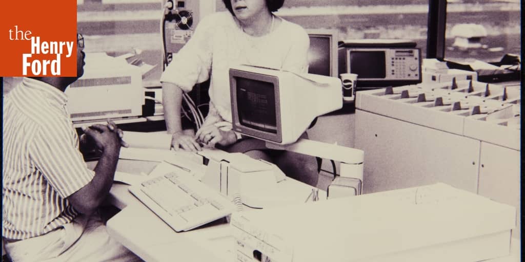 Charles Eatmon and Michelle Pilon Testing Unisys DP500, September ...