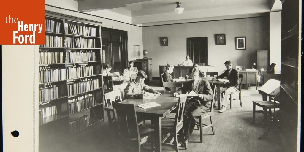 Henry Ford Trade School Library, August 1946 - The Henry Ford