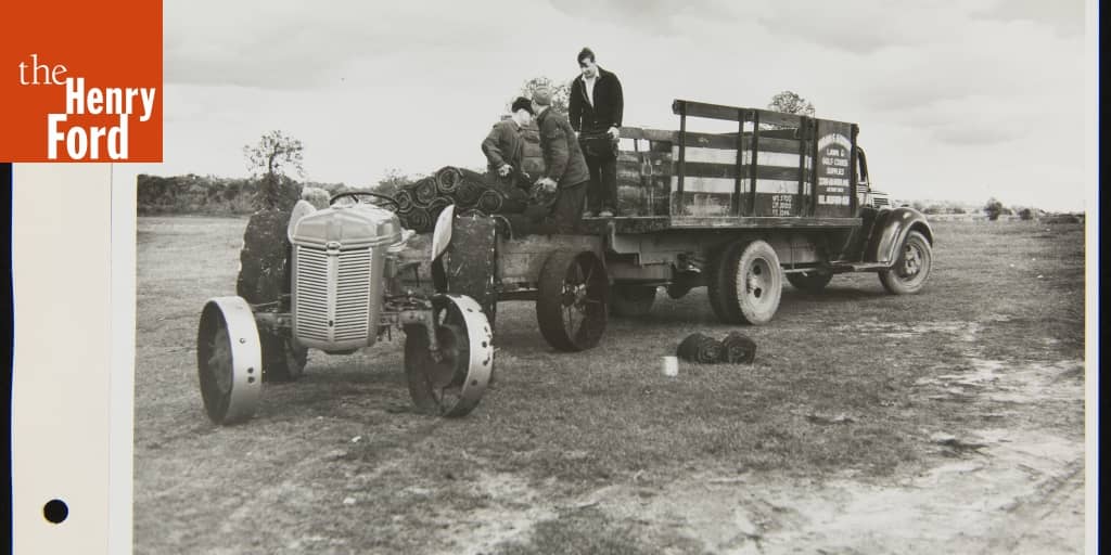 Ford-Ferguson 9N Tractor Used on Golf Course, October 9, 1940 - The ...