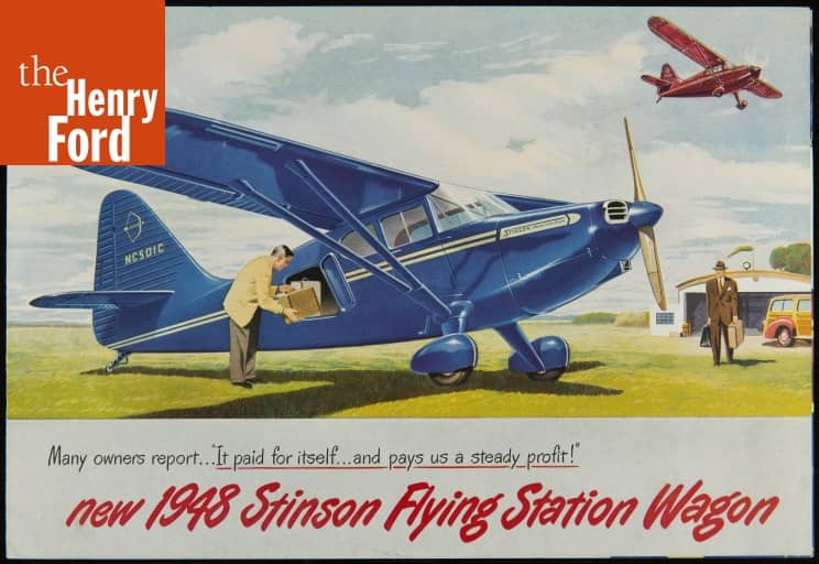 New 1948 Stinson Flying Station Wagon, 1947 - The Henry Ford