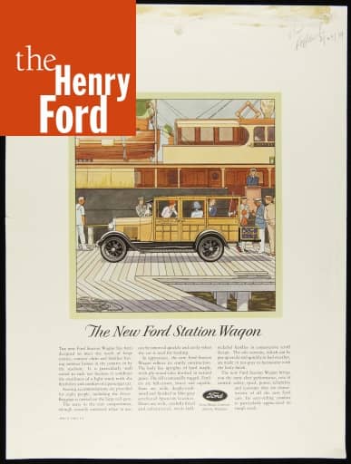 Advertisement for the New Ford Station Wagon, 1929 - The Henry Ford