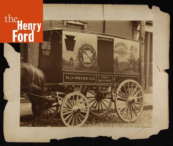 Wagon Painted with H. J. Heinz Company Advertising, circa 1895 - The ...