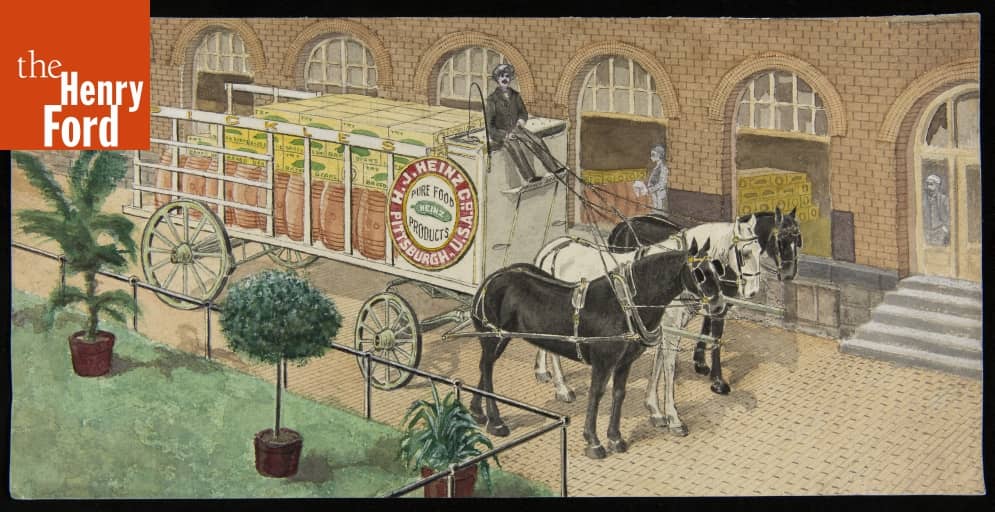 Painting of the Heinz Blue Ribbon Team by Robert Morton Haint, circa ...