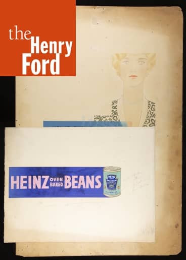 Advertising Layout for Heinz Baked Beans, October 23, 1929 - The Henry Ford