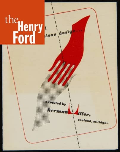 Product Tag for an Original George Nelson Design Executed by Herman ...