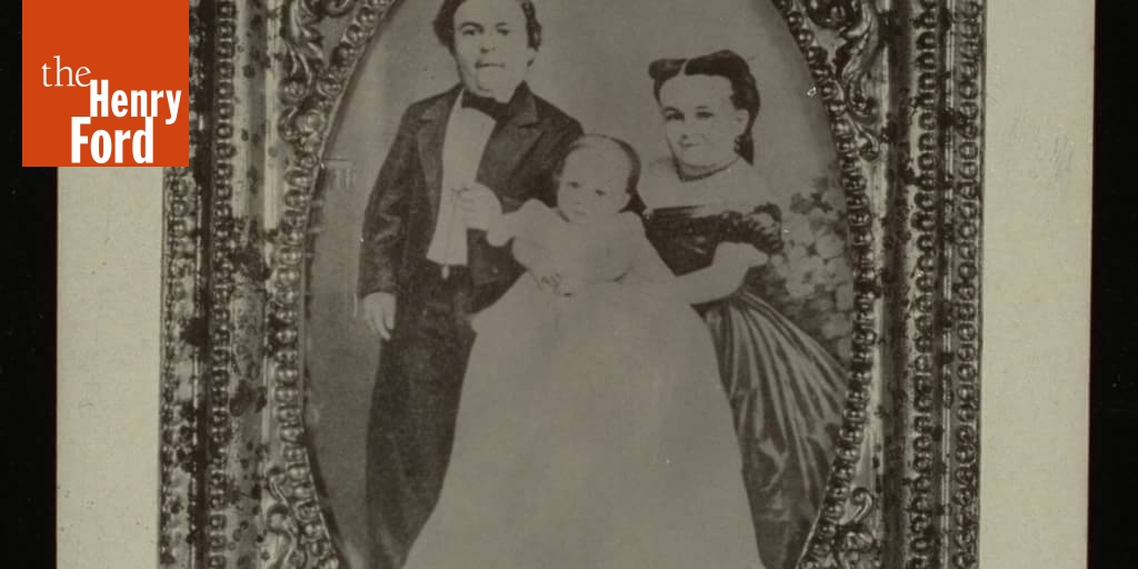 Portrait of Tom Thumb and Lavinia Warren with Baby, circa 1865 - The ...