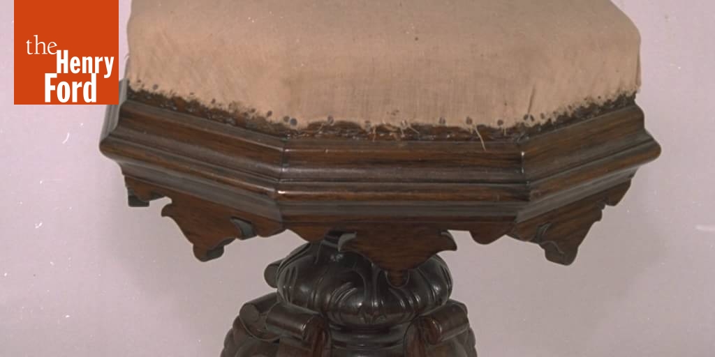 Piano Stool, 1855-1875 - The Henry Ford