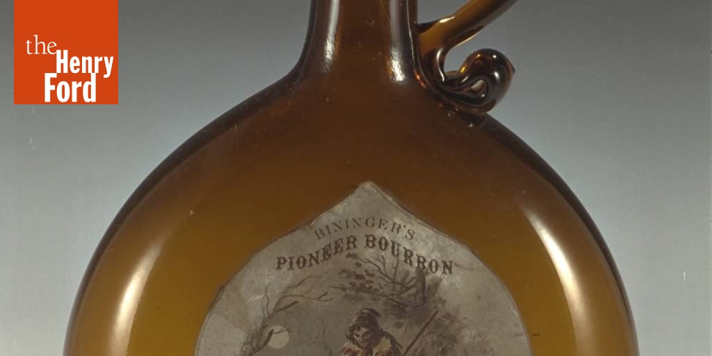 Whiskey Bottle, 1859-1870 - The Henry Ford
