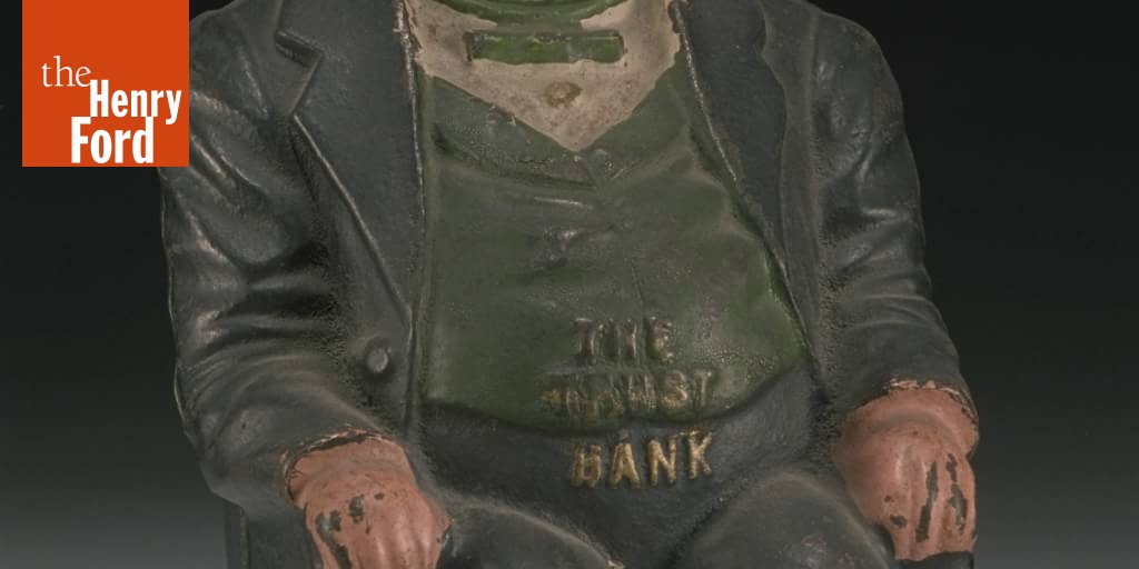 Seated Man Bank, 1890-1930 - The Henry Ford