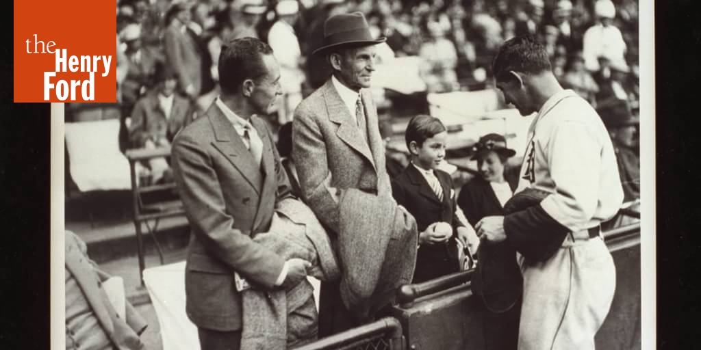 Edsel Ford, Henry Ford, William Clay Ford, Eleanor Clay Ford with ...