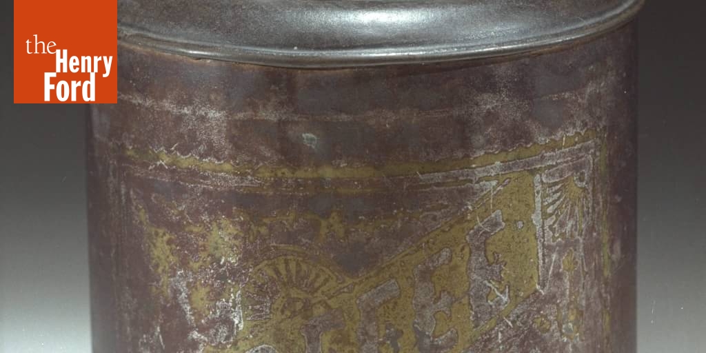 Coffee Canister, 1850-1875 - The Henry Ford