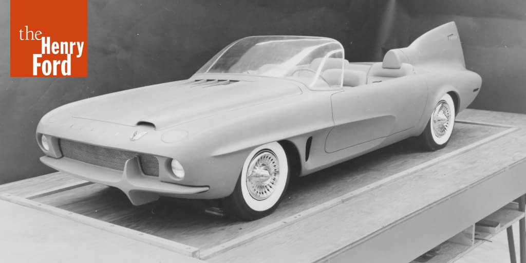 Clay Model for the 1956 Chrysler Falcon Concept Car Designed by Virgil ...