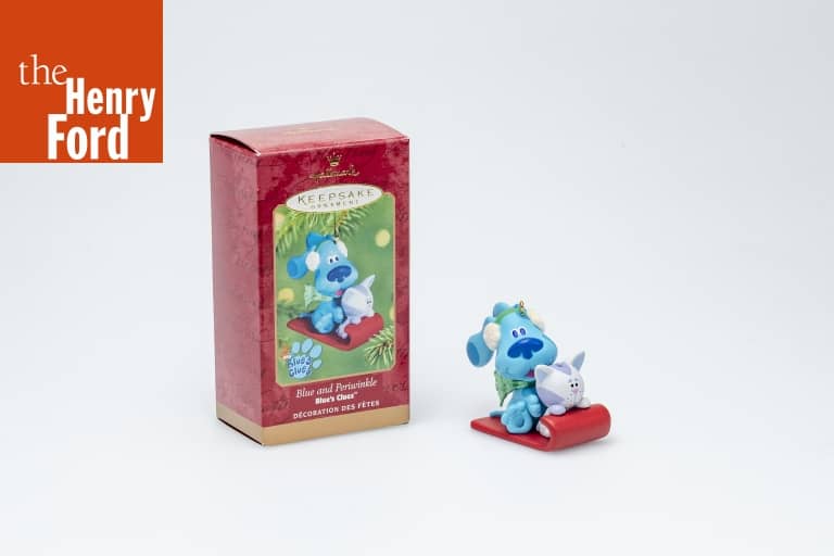 Hallmark "Blue's Clues: Blue and Periwinkle" Christmas Ornament, 2001 ...