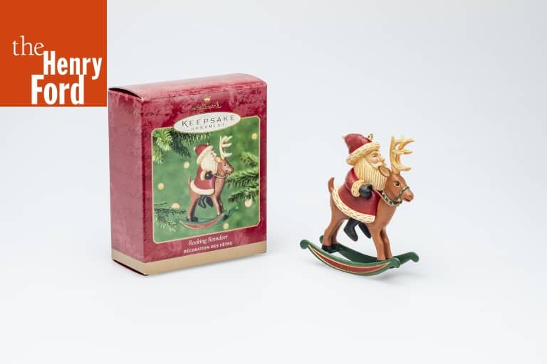 Hallmark "Rocking Reindeer" Christmas Ornament, 2001 - The Henry Ford
