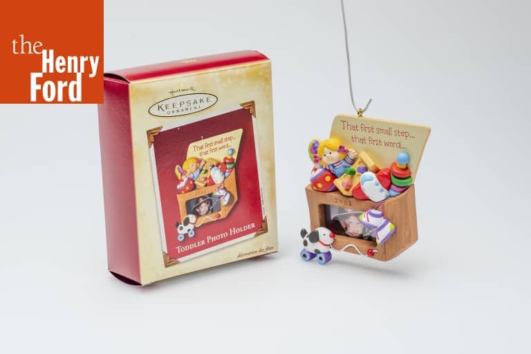 Hallmark "Toddler Photo Holder" Christmas Ornament, 2002 - The Henry Ford
