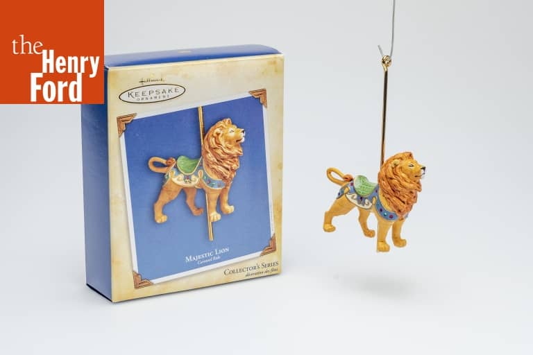 Hallmark "Carousel Ride Series: Majestic Lion" Christmas Ornament, 2004 ...