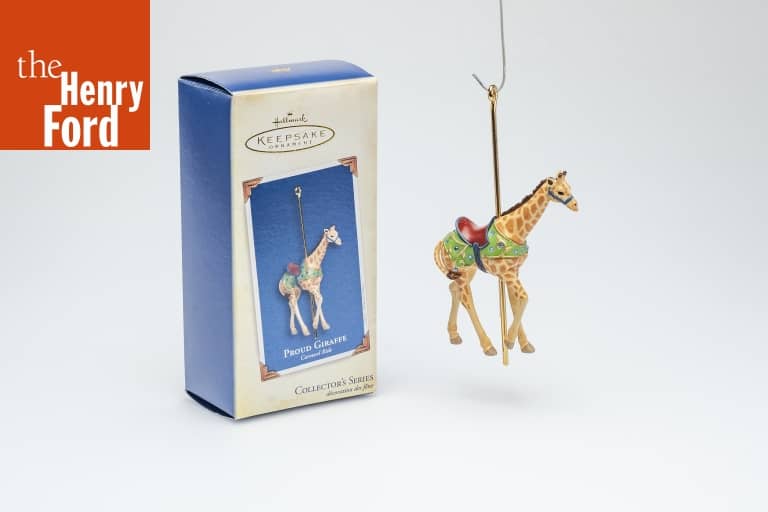 Hallmark "Carousel Ride Series: Proud Giraffe" Christmas Ornament, 2005 ...
