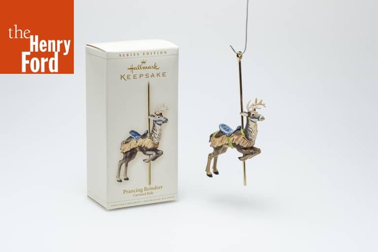 Hallmark "Carousel Ride Series: Prancing Reindeer" Christmas Ornament ...