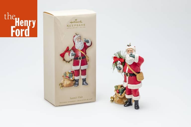 Hallmark "Santa's Visit" Collector's Club Christmas Ornament, 2007 ...