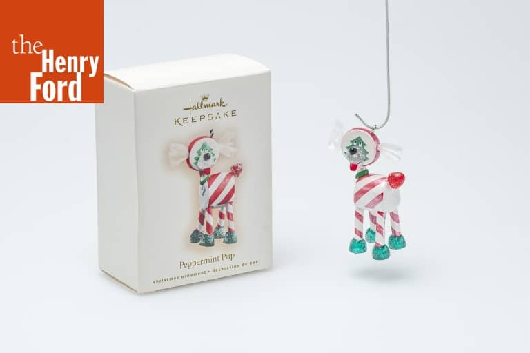 Hallmark "Peppermint Pup" Christmas Ornament, 2007 - The Henry Ford