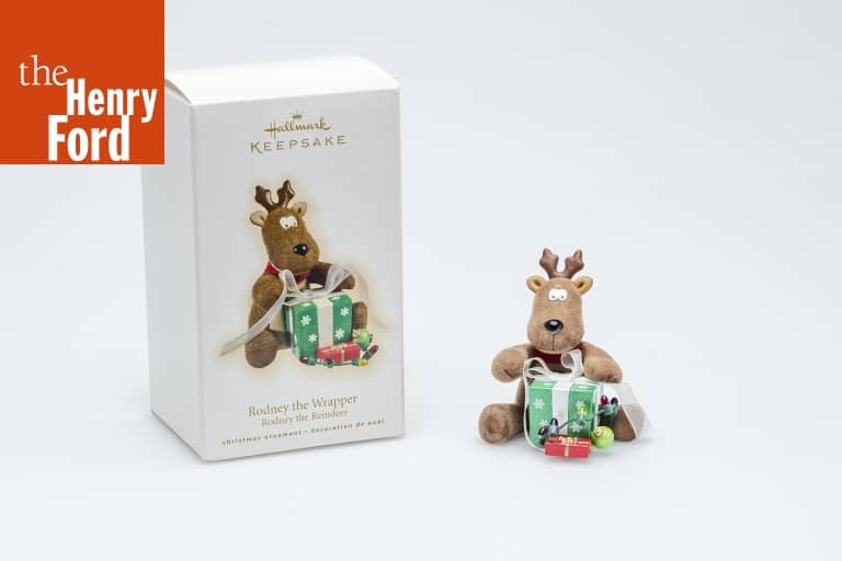 Hallmark "Rodney the Reindeer: Rodney the Wrapper" Christmas Ornament ...