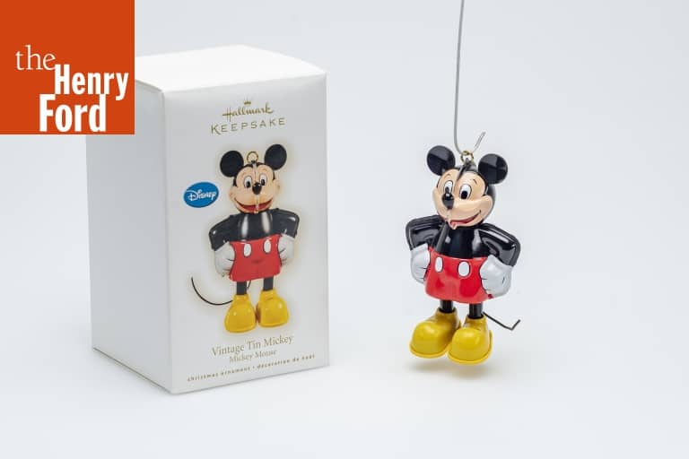 Hallmark "Mickey Mouse: Vintage Tin Mickey" Christmas Ornament, 2009 ...