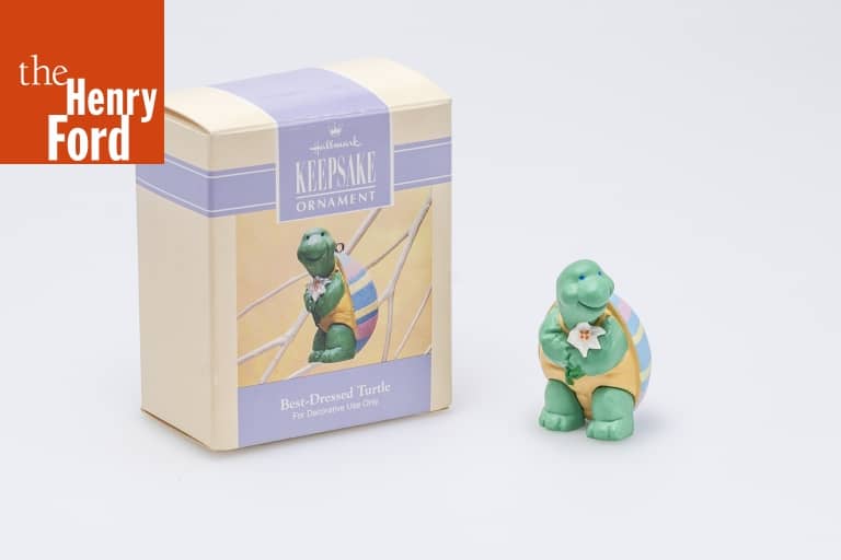 Hallmark "Best-Dressed Turtle" Easter Ornament, 1993 - The Henry Ford