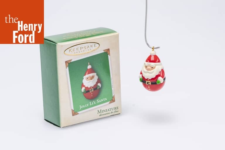 Hallmark "Jolly Li'l Santa" Miniature Christmas Ornament, 2003 - The ...