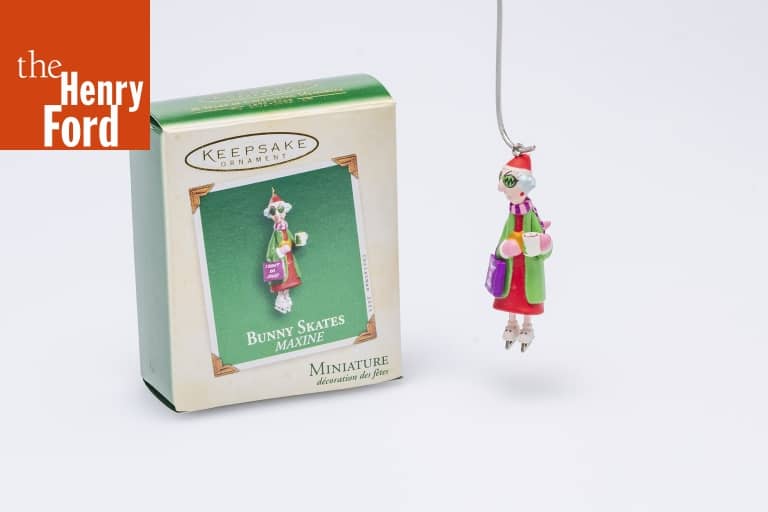 Hallmark "Maxine: Bunny Skates" Miniature Christmas Ornament, 2003 ...