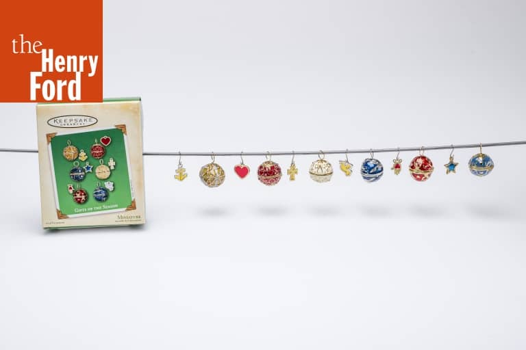 Hallmark "Gifts of the Season" Miniature Christmas Ornaments, 2002 ...
