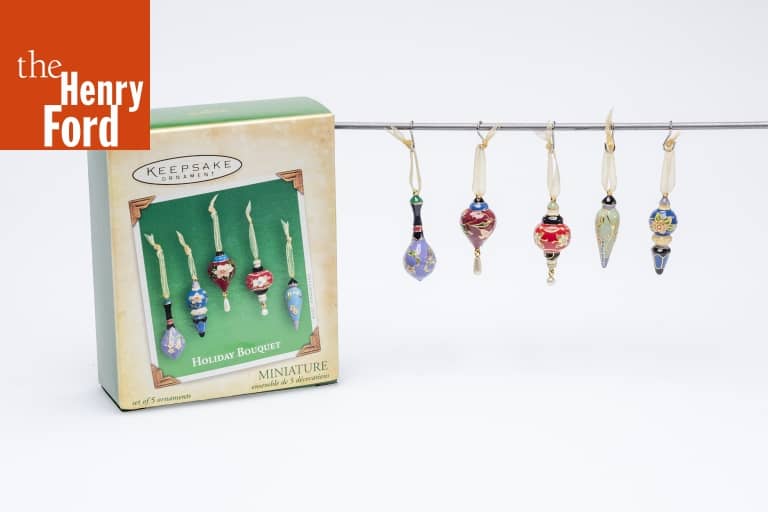 Hallmark "Holiday Bouquet" Miniature Christmas Ornaments, 2004 - The ...