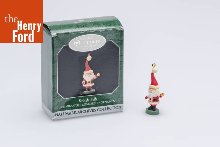 Hallmark "1998 Miniature Membership Ornament: Kringle Bells" Collector ...