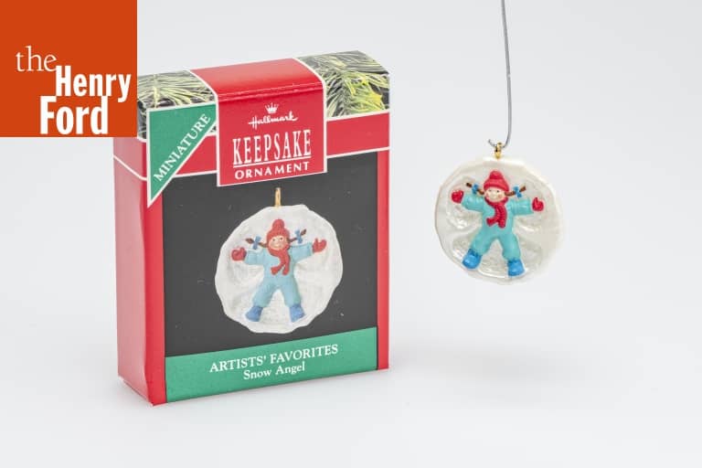 Hallmark "Artists' Favorites: Snow Angel" Miniature Christmas Ornament ...