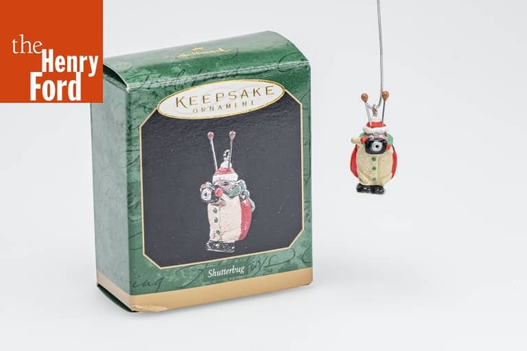 Hallmark "Shutterbug" Miniature Christmas Ornament, 1997 - The Henry Ford