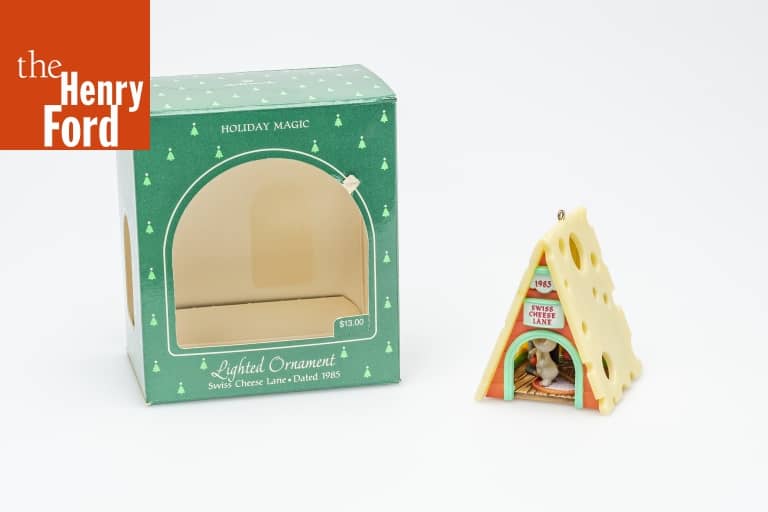 Hallmark "Swiss Cheese Lane" Christmas Ornament, 1985 - The Henry Ford