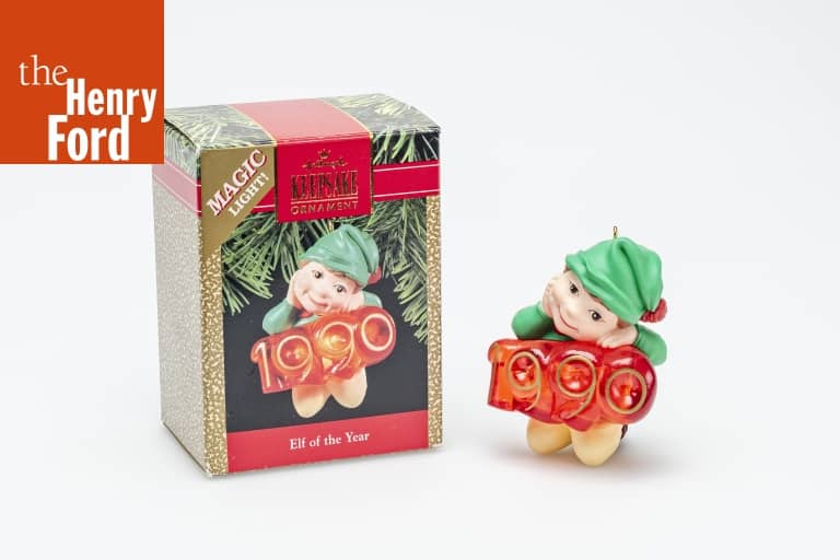 Hallmark "Elf of the Year" Christmas Ornament, 1990 - The Henry Ford