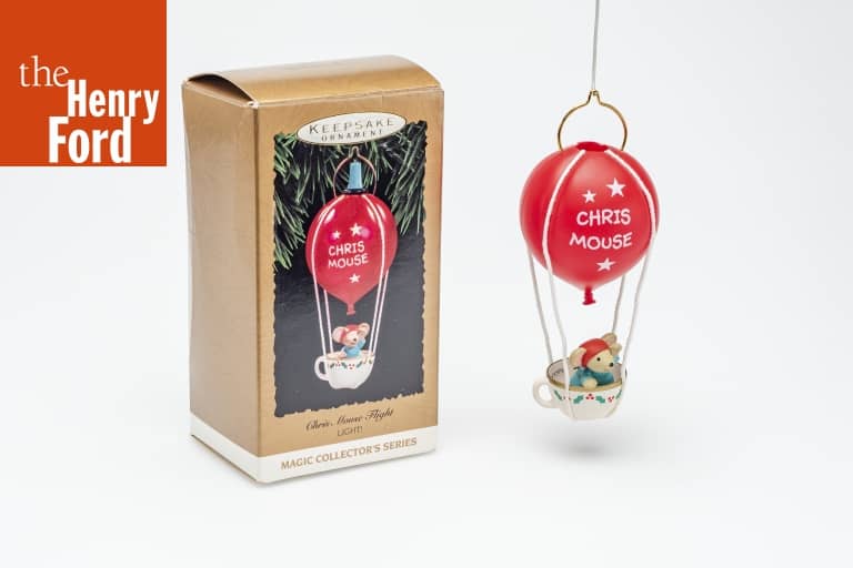 Hallmark "Chris Mouse Series: Flight" Christmas Ornament, 1993 - The ...