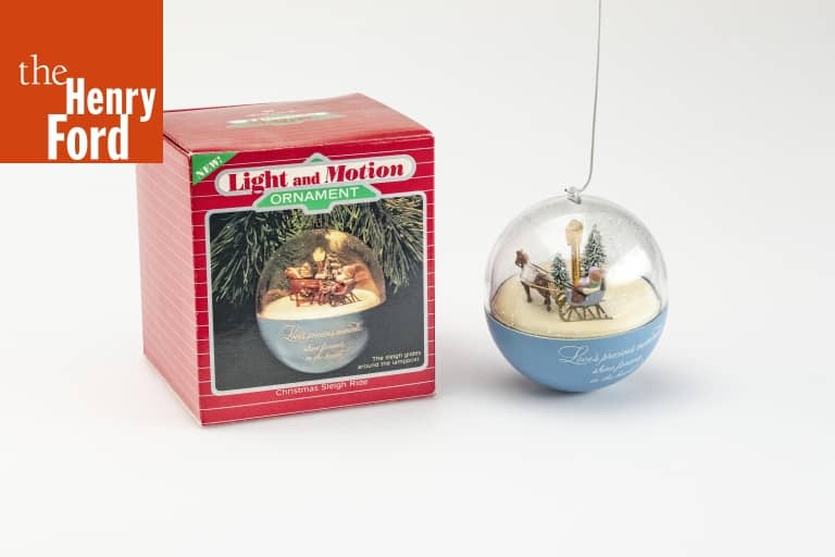 Hallmark "Christmas Sleigh Ride" Christmas Ornament, 1986 - The Henry Ford
