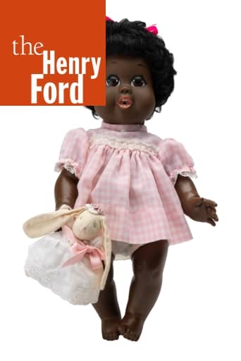 "Baby Nancy" Doll with Stuffed Bunny, circa 1970 - The Henry Ford