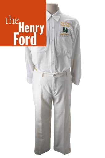 Twin Pines Farm Dairy Uniform Shirt, Worn by David Ivanko, circa 1993 ...