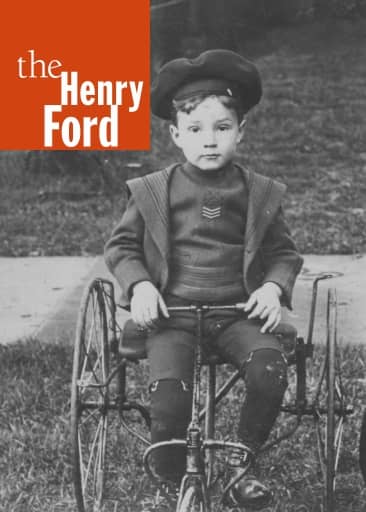 Edsel Ford on Tricycle, 1898 - The Henry Ford