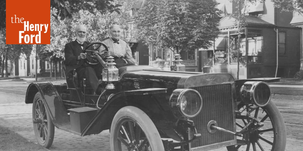 Man and Woman in Ford Model K, circa 1907 - The Henry Ford