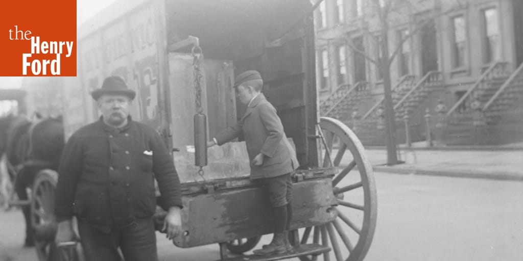 Ice Man and Delivery Wagon, 1890-1915 - The Henry Ford