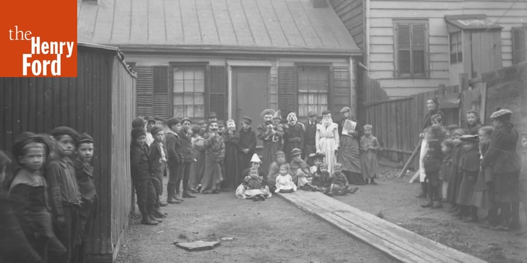 Thanksgiving Masking, Children, 1890-1915 - The Henry Ford